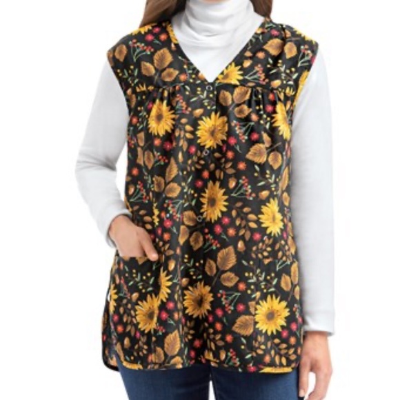 Moon Dance | Tops | Moon Dance Womens House Coat Jacket Smock Cobbler ...